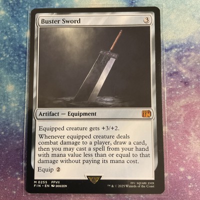 Buster Sword (REGULAR) x1 - MTG Final Fantasy FIN #255 | eBay