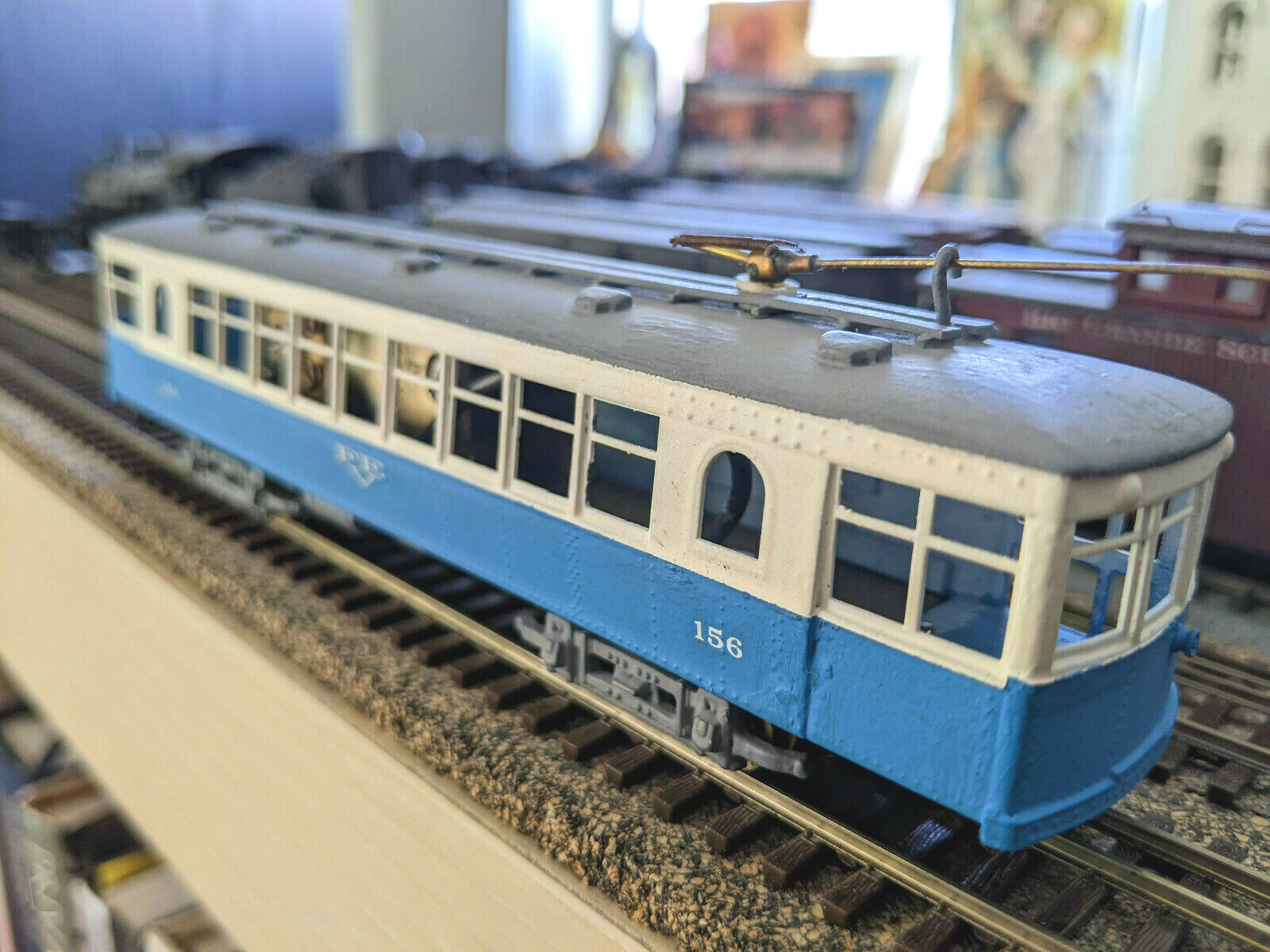 SUPER RARE! *MTS BRASS INTERURBAN TROLLEY CURVESIDER HO *CUSTOM-PAINT ...