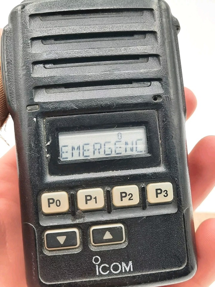 ICOM IC-F61 UHF TRANSCEIVER RADIO WITH Battery/ No Antenna USED + | eBay