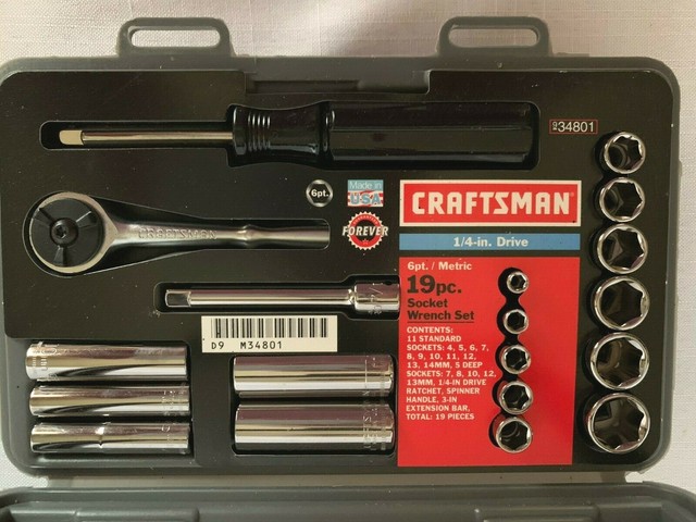 Craftsman V Series 1 4 Socket Set
