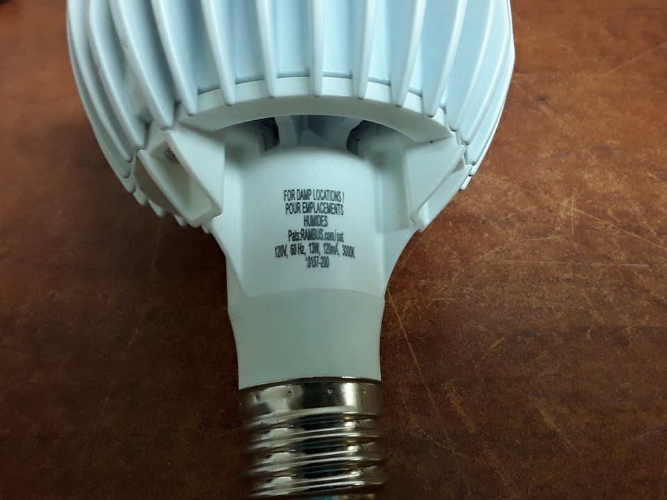 Intertek/Rambus Bulb A0813/10107-200, 120V 60Hz 13W 120mA 3000K | eBay