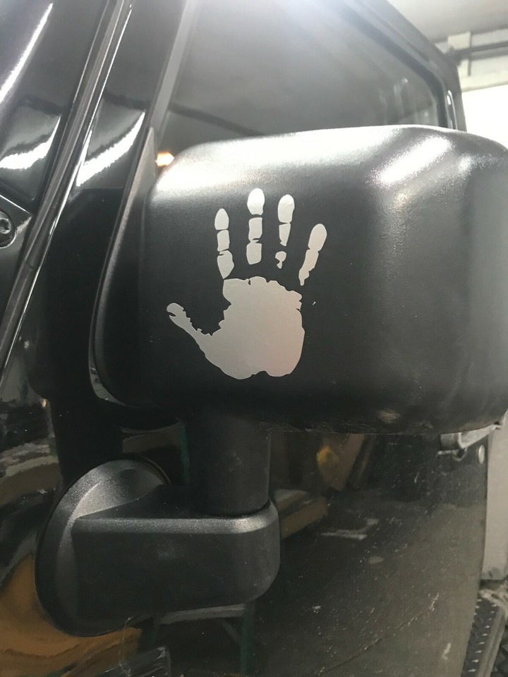 Hand Wave Decal Sticker Car Decal decal Window Decal Sticker | eBay