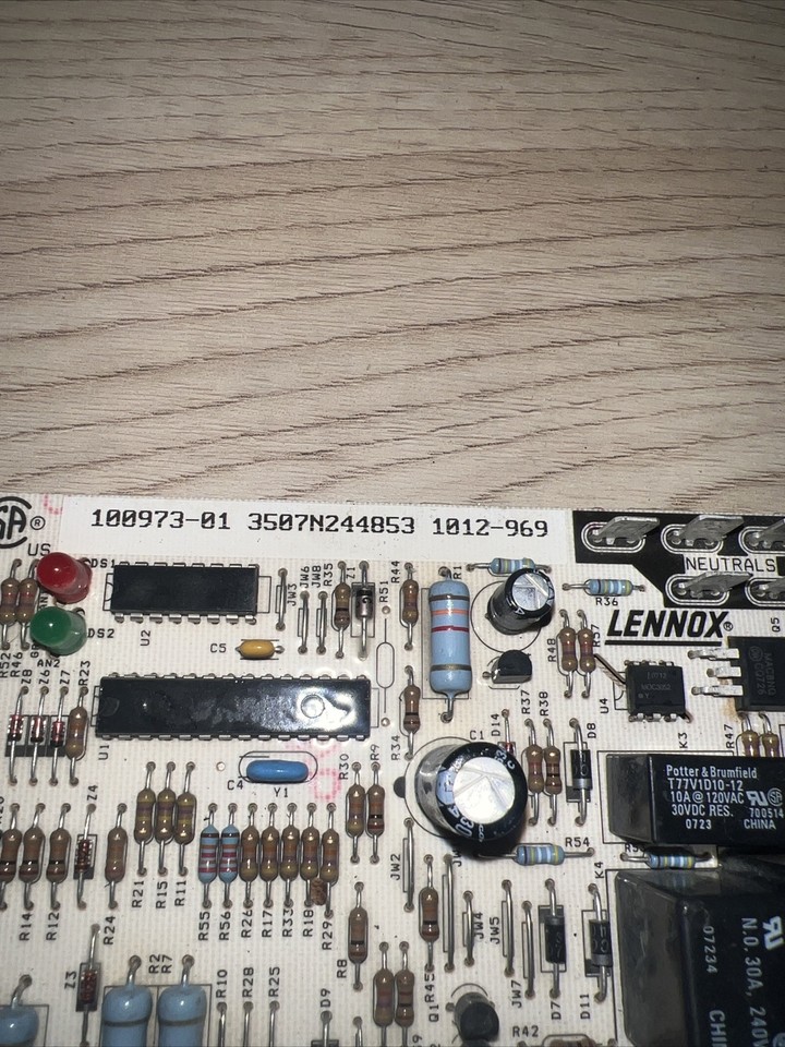 Lennox 100973 01 1012 969 Furnace Control Circuit Board 1012 83 9693A ...