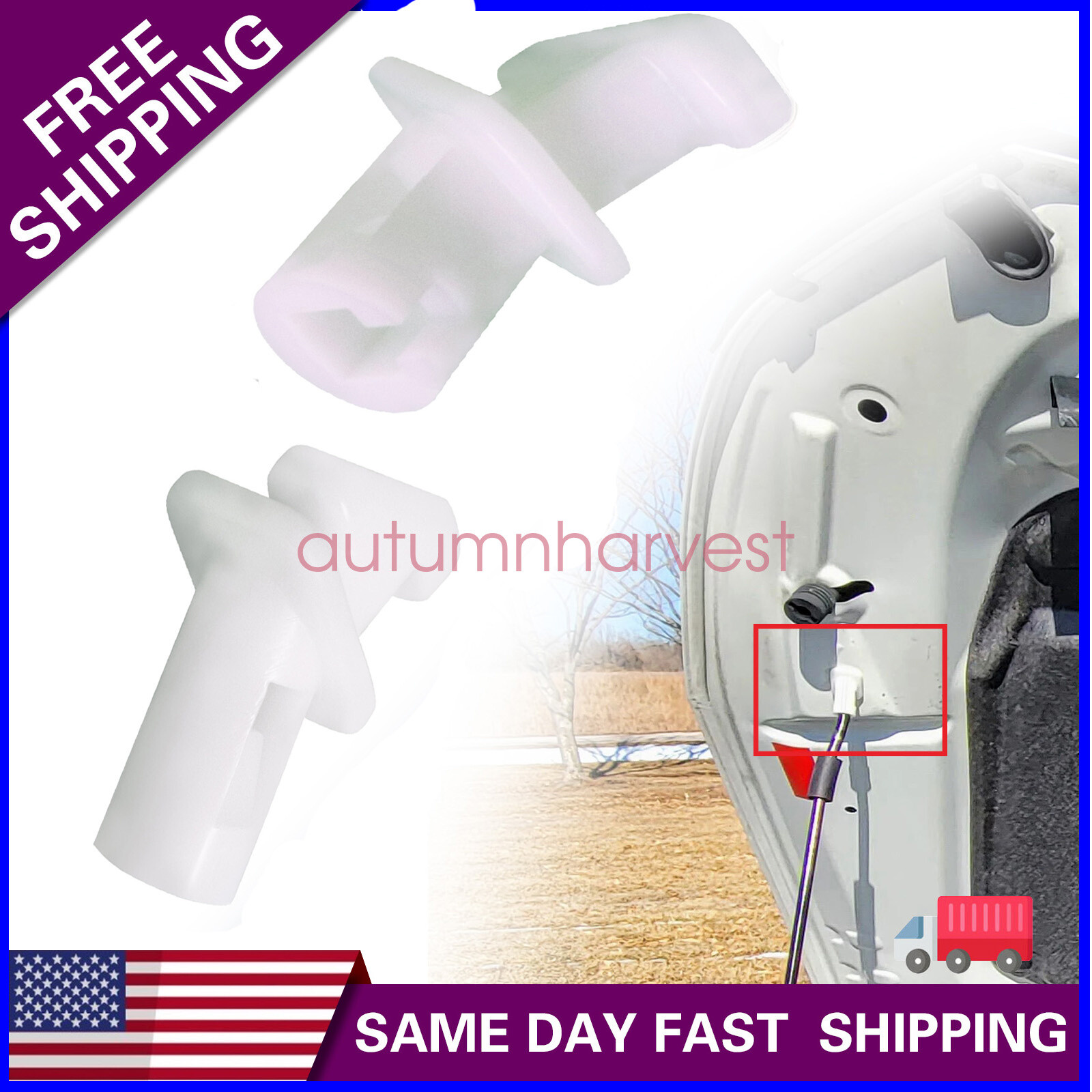 2 Pcs Hood Prop Rod Support Holder for Subaru Crosstrek 2018-2023 | eBay