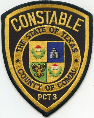 COMAL COUNTY TEXAS TX Precinct 3 CONSTABLE sheriff police PATCH | eBay