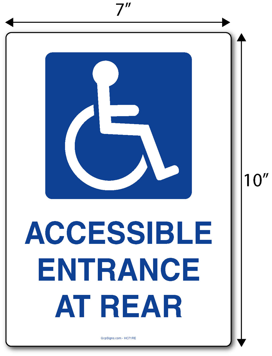 Wheelchair Accessible Sign Free Handicap Logo Vector, Download Free