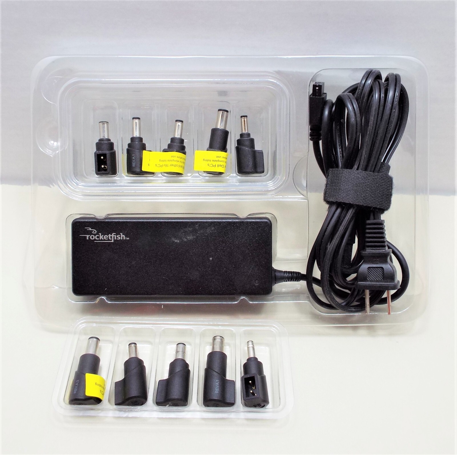Rocketfish Laptop- AC Power Adapter – 90 Watts – Bluforce – 10 Tips ...