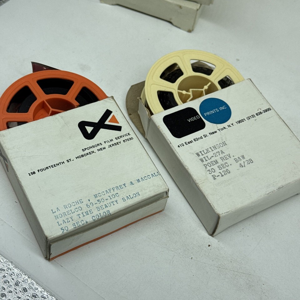 Lot of 15 Vintage Film 16MM Reels Late 1960's Commercials Mint High ...
