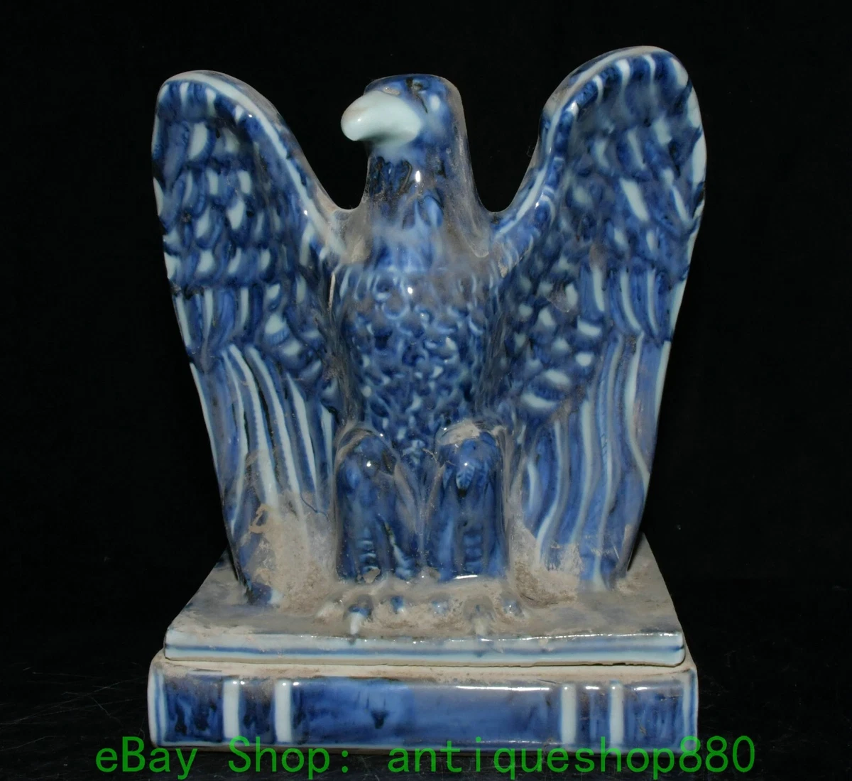 Blue Falcon Statue
