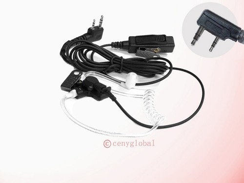 Secret Service Type Headset Ear Earpiece For Kenwood Two-Way Radio ...