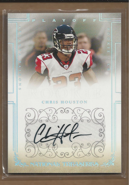 2007 Playoff National Treasures #160 Chris Houston Auto RC /99 - NM-MT ...