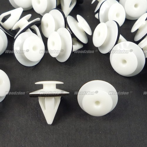 50 Door Panel Clip Nylon Rocker Moulding Retainer W/ Sealer For Toyota ...
