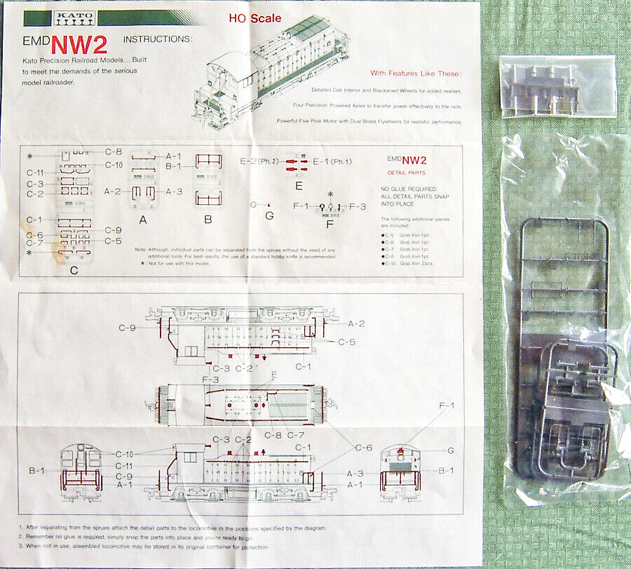 HO KATO 37-11B SOUTHERN PACIFIC EMD NW2 Diesel Switcher Locomotive ...