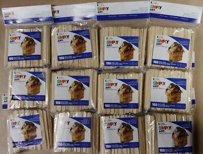 Loew-Cornell 1021167 Simply Art Wood Craft Sticks 12-Pack | eBay
