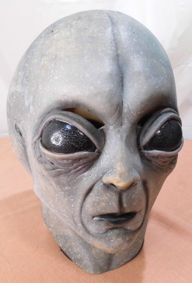 UFO Alien Skull Mask Cosplay Horror Latex Masks Helme… - Gem