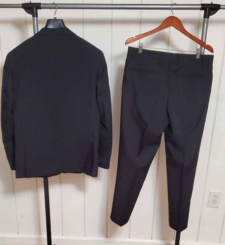 Men's Braveman Black Classic Fit Suit 40R Jacket 34×30 Pant | eBay