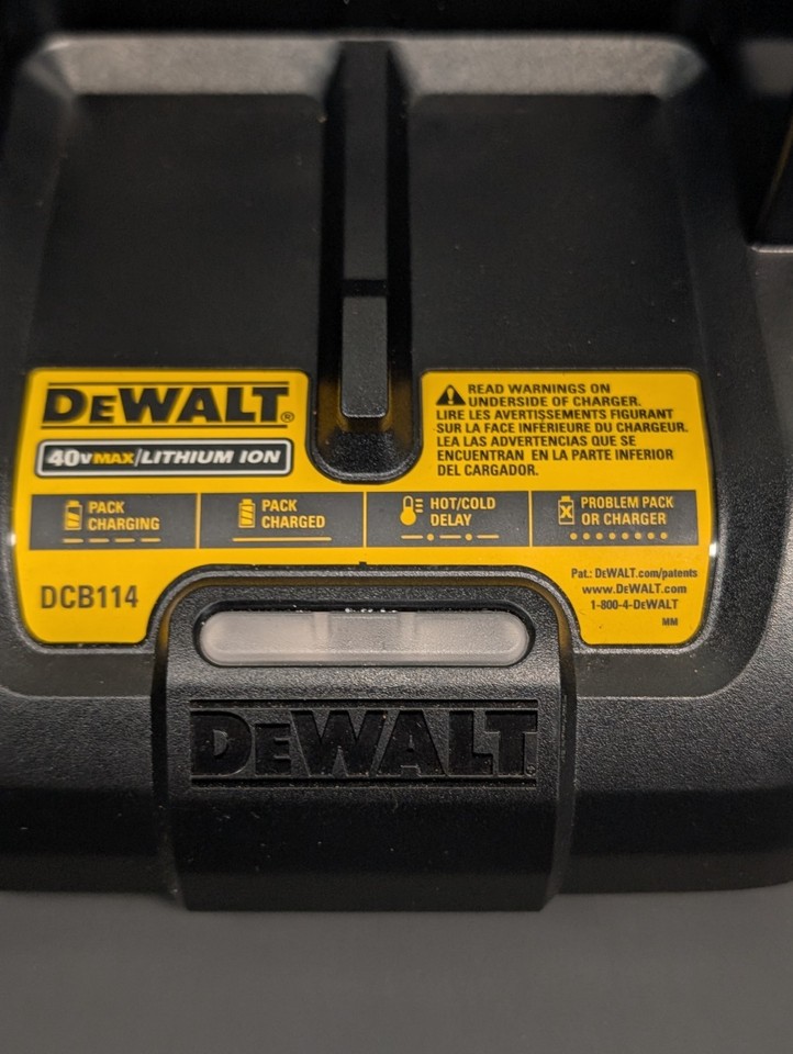 Dewalt DCB114 40v Max Li-Ion Battery Charger Tested great working ...