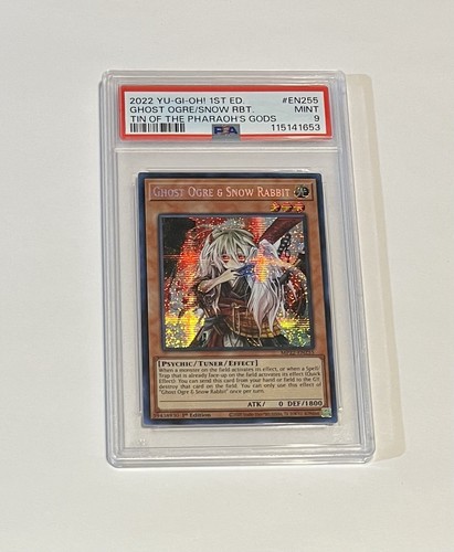 PSA 9 2024 Yu-Gi-Oh! Ghost Ogre & Snow Rabbit #MP22-EN255 1st Ed Secret ...
