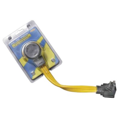 110-Volt Premium Series (14366) Temporary Flat Wire Pigtail Adapter | eBay