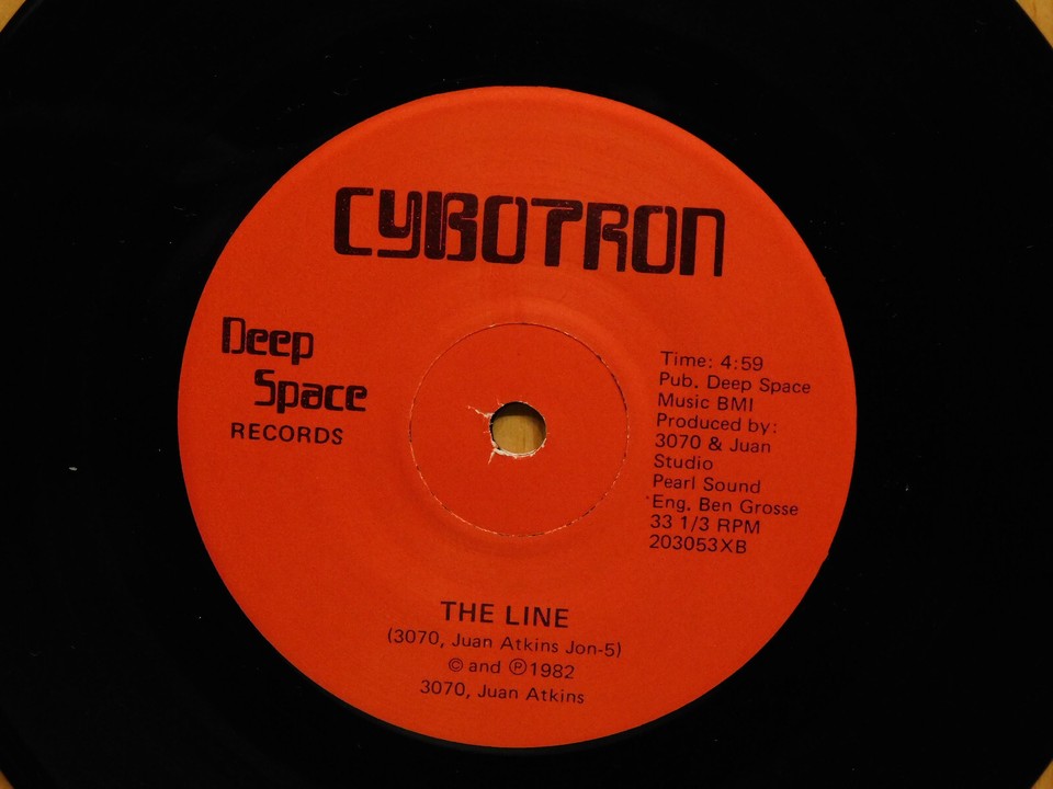Cybotron Techno Electro Juan Atkins Detroit 33 Cosmic Cars bw The Line ...