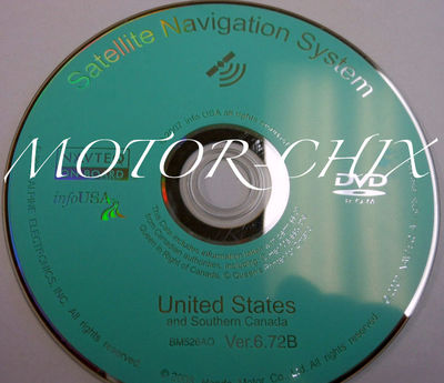 2007 Honda CR-V Satellite Navigation System CD Disc BM526AO Ver. 6.72C ...