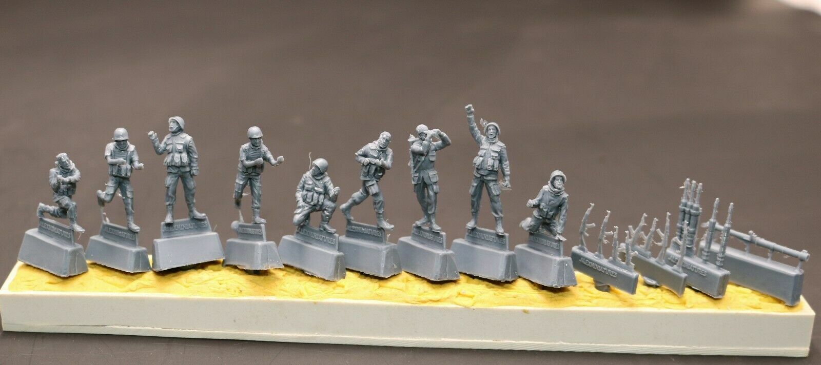 1/72 Resin Syria Army Soldiers 9 Figures Kit Unassembled Unpainted ...