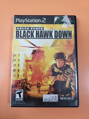 Delta Force Black Hawk Down - Playstation 2 PS2 Army Military Shooter ...