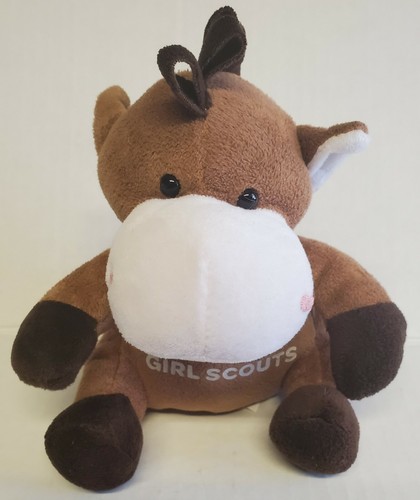 Girl Scouts Puzzled Brown White Horse Pony Plush Stuffed Animal Toy 6 ...