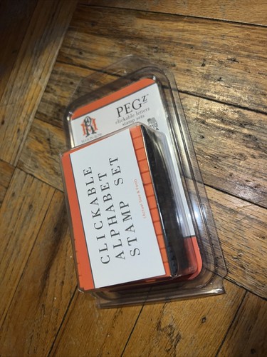 Pegz Clickable Stamps Uppercase Alphabet Letters Set Bondoni Font 36 ...