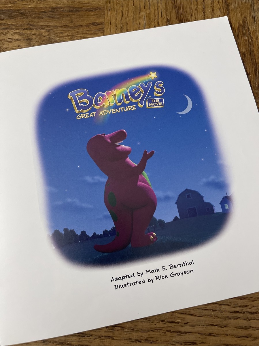 Barneys Great Adventure Book Barney's Great Adventure Books Etsy
