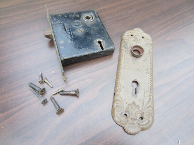 Antique Penn Interior Mortise Lock Door Hardware *FREE SHIPPING!* | eBay