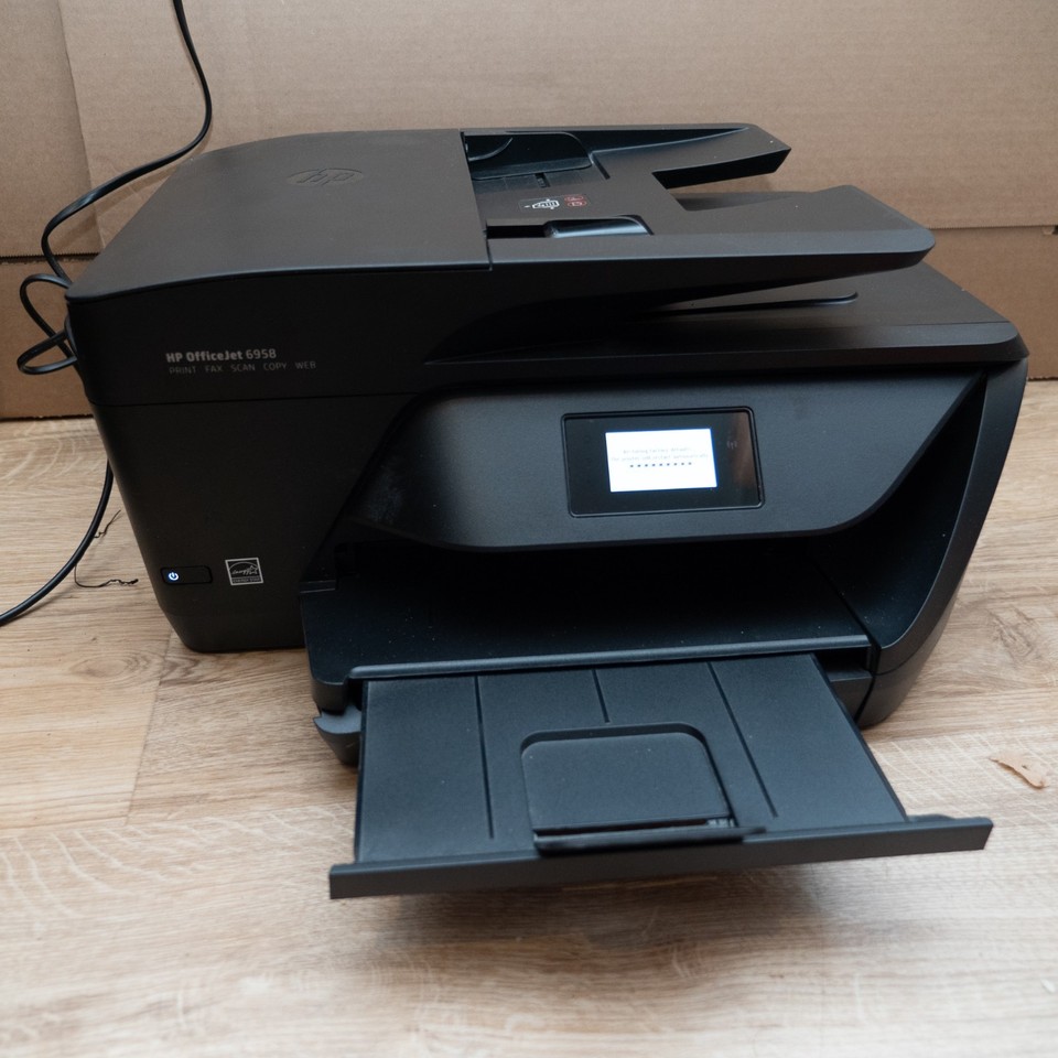 HP OfficeJet 6958 All-in-One MFC Printer/Scan/Copy/Fax/Duplex - Tested ...