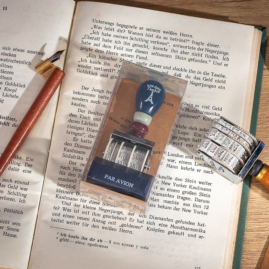 Vintage Wooden Date Stamp Adjustable Date Roller from Jan 2025 to Jan ...