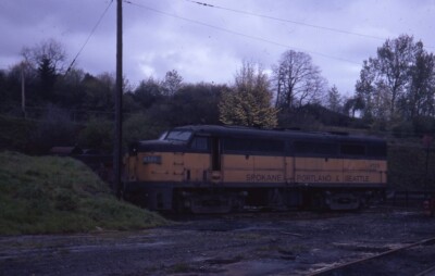 SPOKANE PORTLAND & SEATTLE Railroad Train 4126 VANCOUVER WA 1972 Photo ...