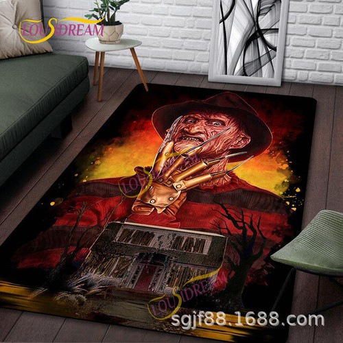 Horror Movie Characters Halloween Floor Mat Non slip Carpet Tapestry ...