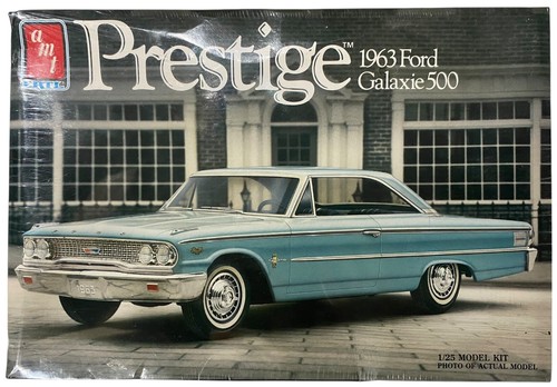 AMT Prestige 1963 Ford Galaxie 500 Vintage 1987 1:25 Model Kit NEW ...