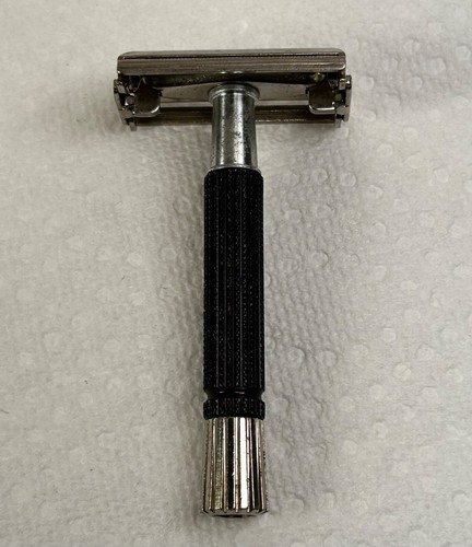 Vintage Gillette Black Handle Razor | eBay