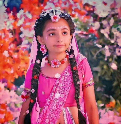 Artificial Floral Radha Rani Jewelry Set Janmashtami Function Indian ...