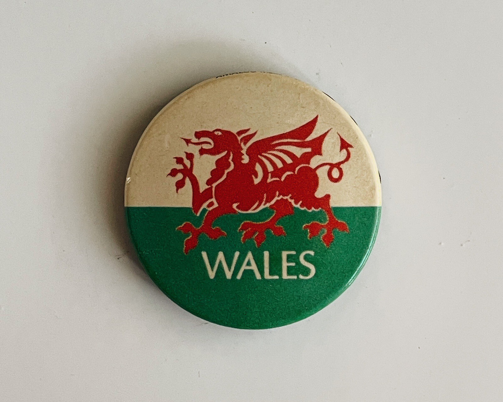 Vintage Wales Pin Badge Button 1.75” | eBay