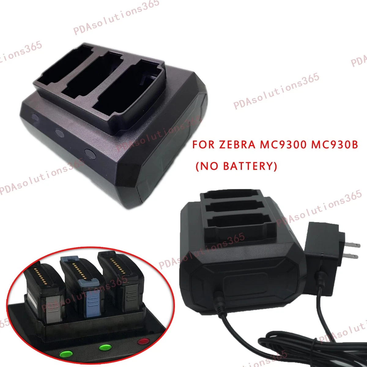 4-Slot Battery Charger Charging Cradle With Power Supply, 43% OFF