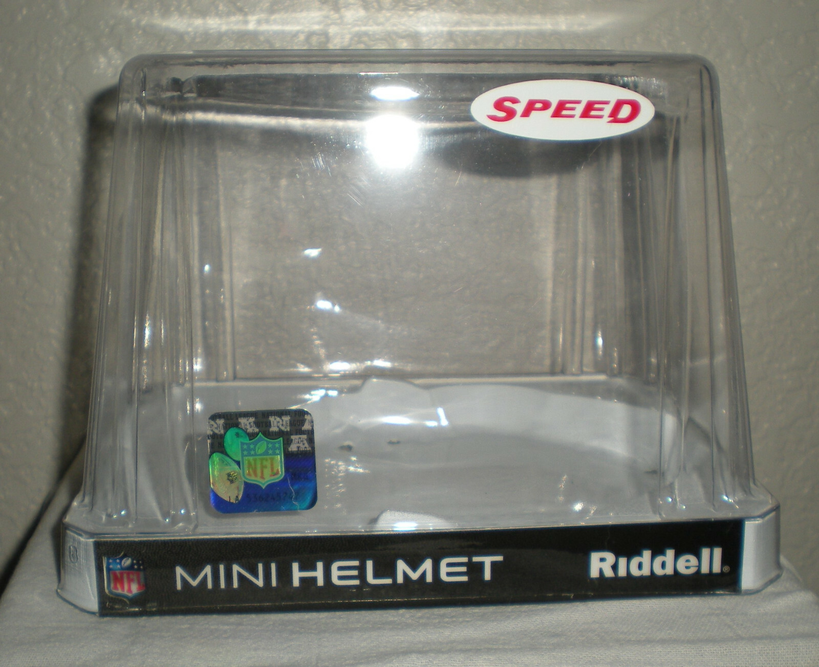 Riddell Speed NCAA / NFL Mini Helmet Display Case / Container Empty Box ...