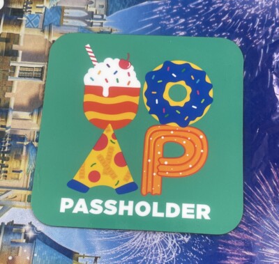 Universal Studios Orlando Annual Passholder Magnet Snacks 2021 Car ...