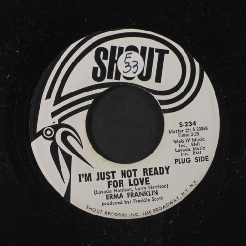 Erma Franklin : I'M Tout Simplement Non Ready pour Amour / le Bon Cry ...