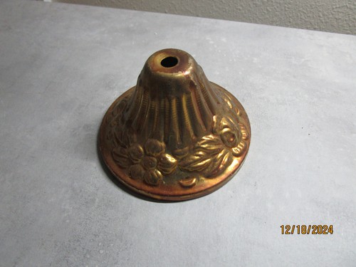 Vintage BRASS LIGHT FIXTURE CANOPY or LAMP SPACER | eBay
