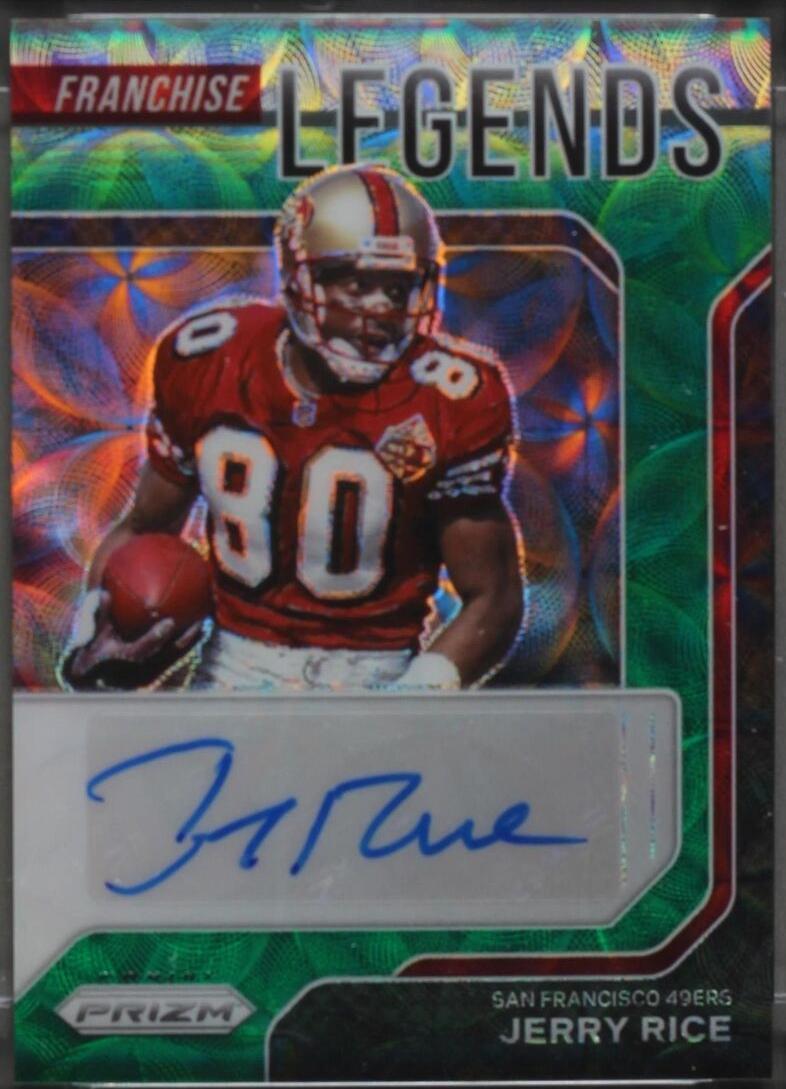 2021 Panini Prizm - Franchise Legends Signatures Jerry Rice #FLS-JR ...