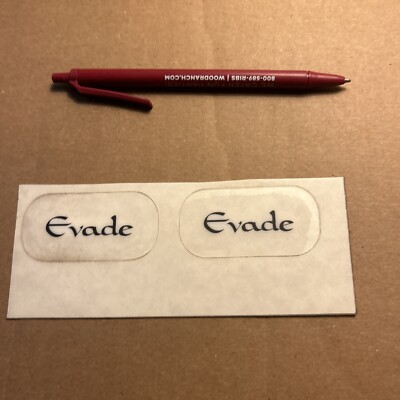 Original Sticker Evade, arcade Video game Part | eBay Australia