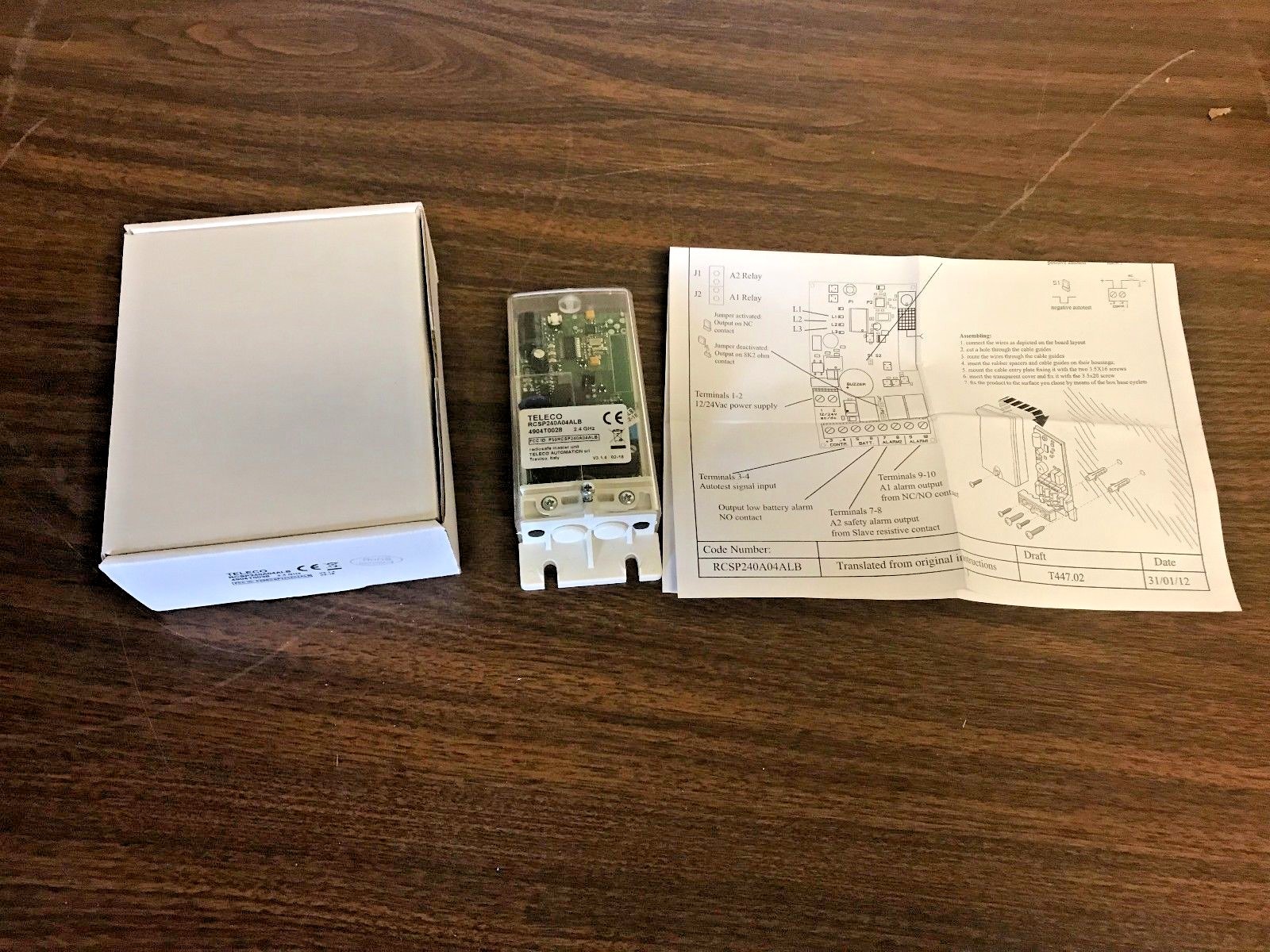 TELECO Automation RCSP240A04ALB Radiosafe Master Unit 2.4ghz 12/24v ...