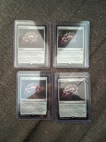 4 x LP+ Jeweled Lotus - Commander Legends/Masters - Magic The Gathering ...