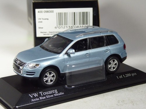 (SB-71) Minichamps 400056000 VW Touareg 2006 eisblau metallic in 1:43 ...