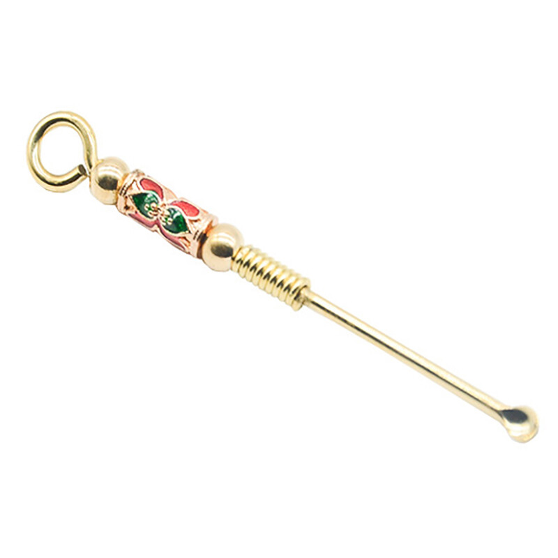 1pc Ear Spoons Brass Portable Ear Cleaning Tool Ear Pick Ear Wax ...
